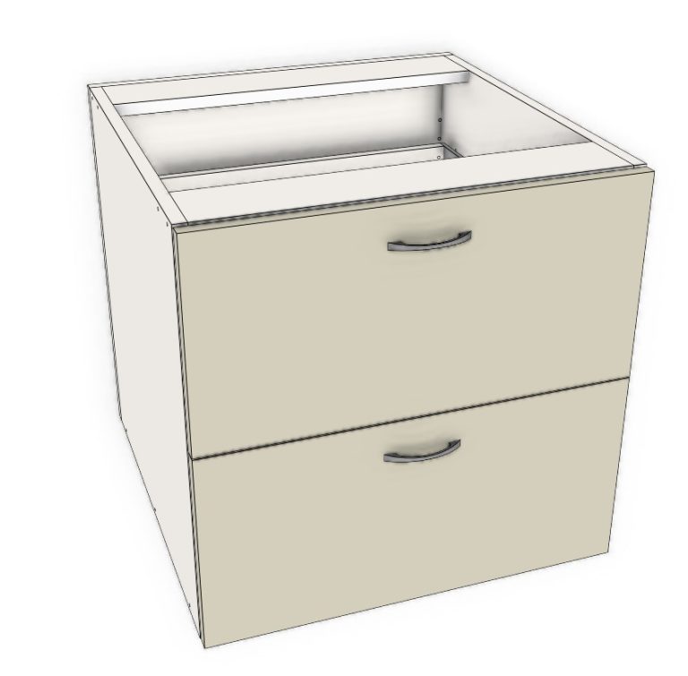 Base Cabinet 2 Drawer – Kitchens Orange