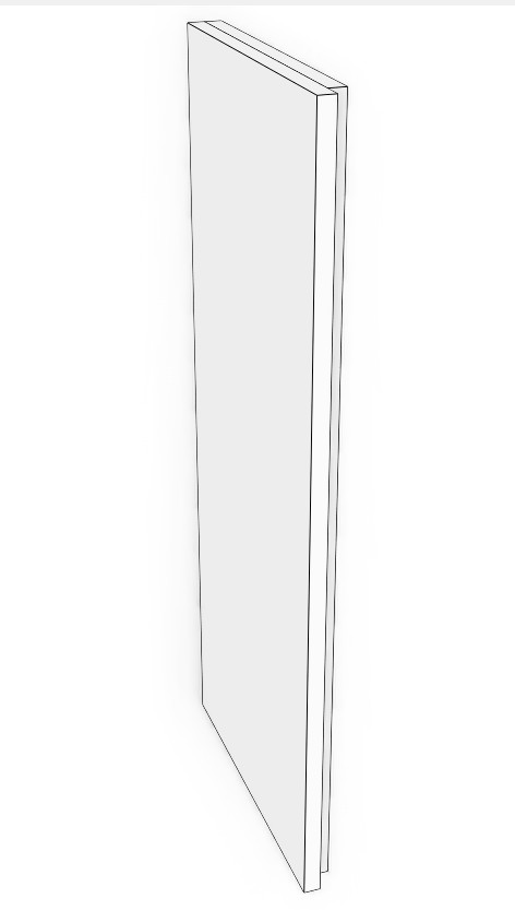 Wall Right End Panel 18Mm – Kitchens Orange
